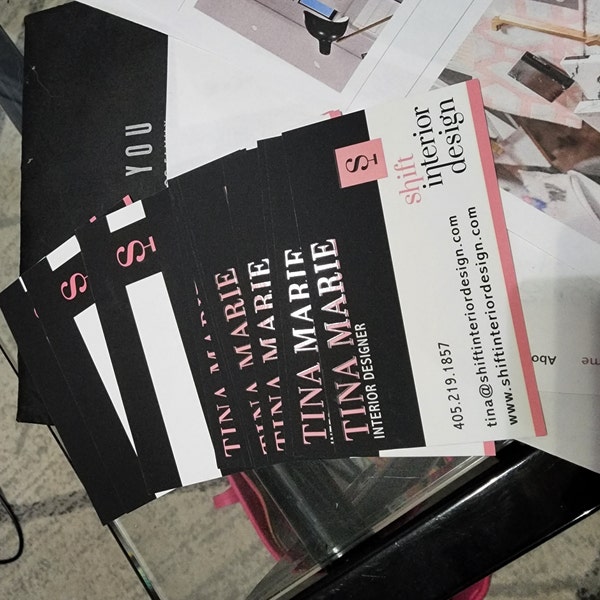 Silk Laminated Business Cards, Calling Cards Plus Upgrades - Etsy