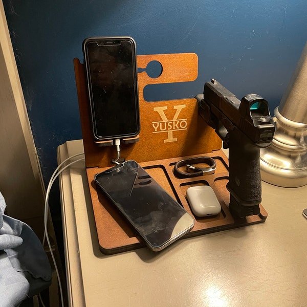 Wooden Docking Station, Police Officer Docking Station, Wood Stand for ...