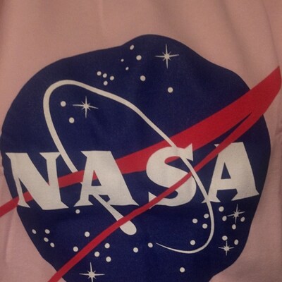 NASA Meatball Sweatshirt in Pink - Etsy