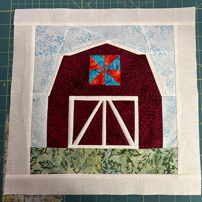 Barn Quilt Block, Paper Pieced Quilt Pattern, PDF Pattern, Instant ...