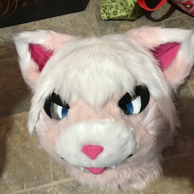 PDF PATTERN Small Cat DEX Kemono 'k-fusion' Fursuit Head Base Digital ...