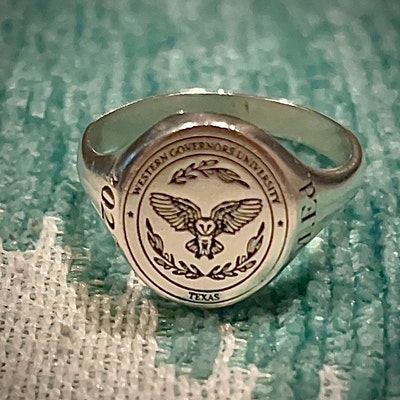 Custom College Class Ring,school Ring,signet Ring,graduation Ring ...