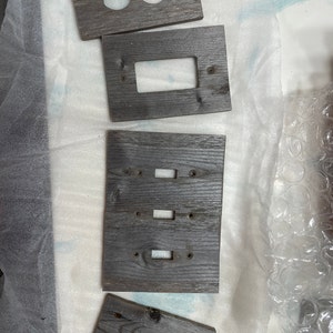 Weathered Wood Outlet Cover, Outlet Cover, Barn Wood, Drift Wood ...