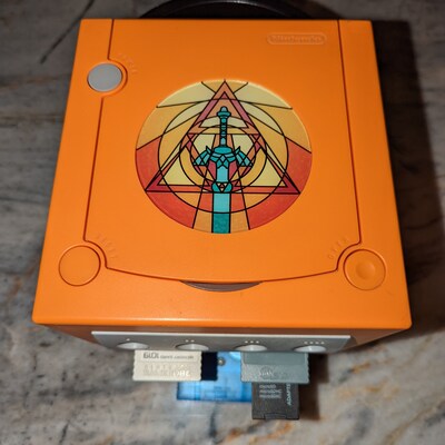 Legend of Zelda Master Sword Custom Gamecube Jewel, Badge, Faceplate - Etsy