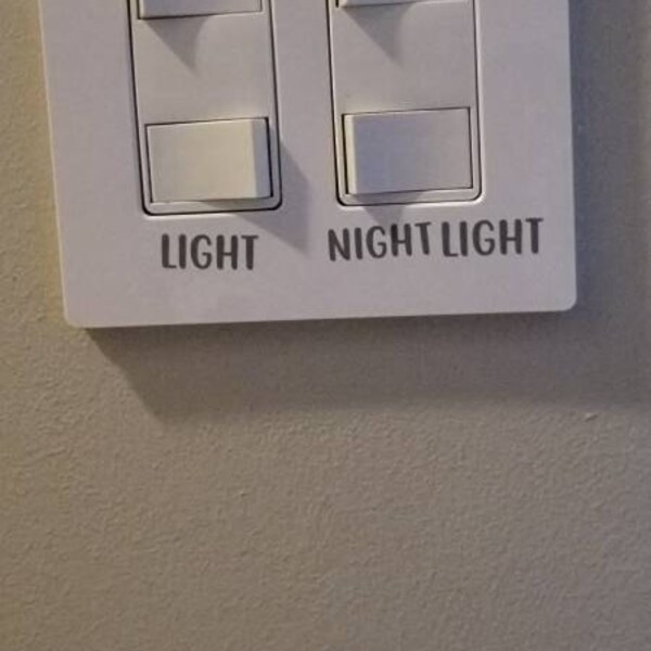 Lightswitch Decals | Switch Plate Decals - Etsy