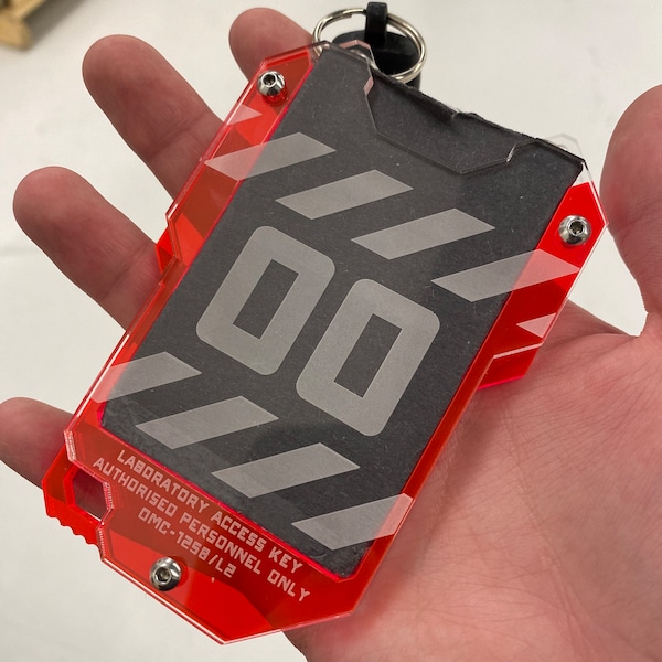 Cyberpunk Keycard Style Card ID Holder - Etsy