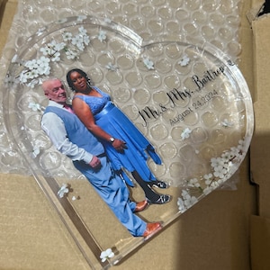 Custom Heart Shape Acrylic Sign, Customized Heart Shape Acrylic Stand ...