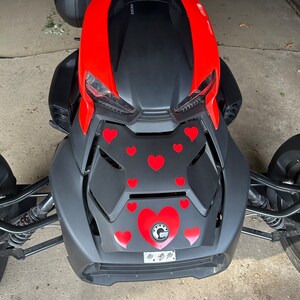 3 Down Biker Wave Decals for Prescott Wheel Hub Caps and Hood Accent ...