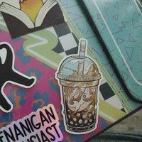 Boba Tea Shark Sticker Set - Etsy UK