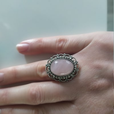Red Victorian Ring Red Faceted Ring Victorian Jewelry - Etsy