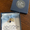 Something Blue Bouquet Charm, Bride Gift From Mom, Something Blue for ...