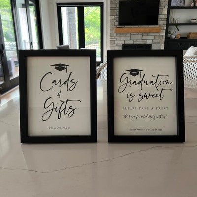 Graduation Dessert Table Sign, Printable Graduation Treat Table Sign ...