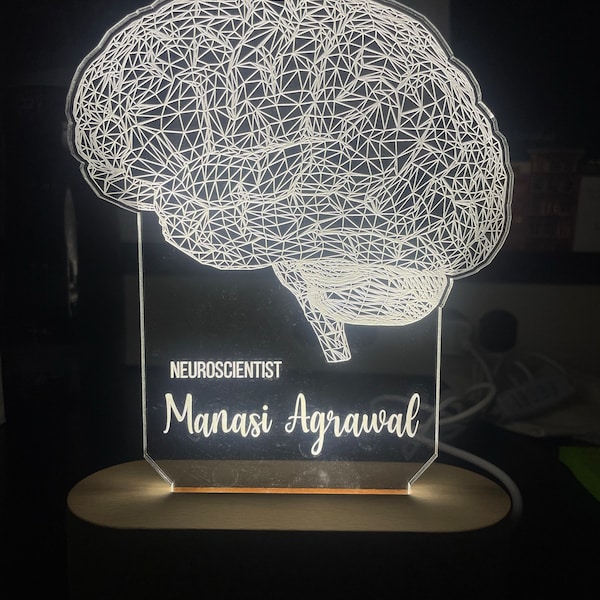 Personalized Lamp for Psychologist. Psychology Student Graduation Gift ...