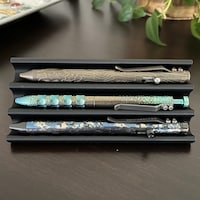 Modern 3 Pen Display, Sleek Desk Organizer for Pens, Contemporary ...