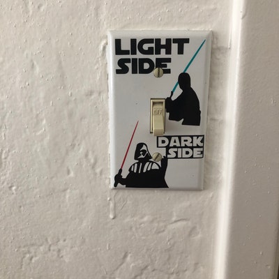 Star Wars Light Switch Cover, Switch Plate, Star Wars Gift, Light Side ...