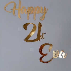 Personalised 21st Birthday Banner. Custom Birthday Bunting - Etsy UK
