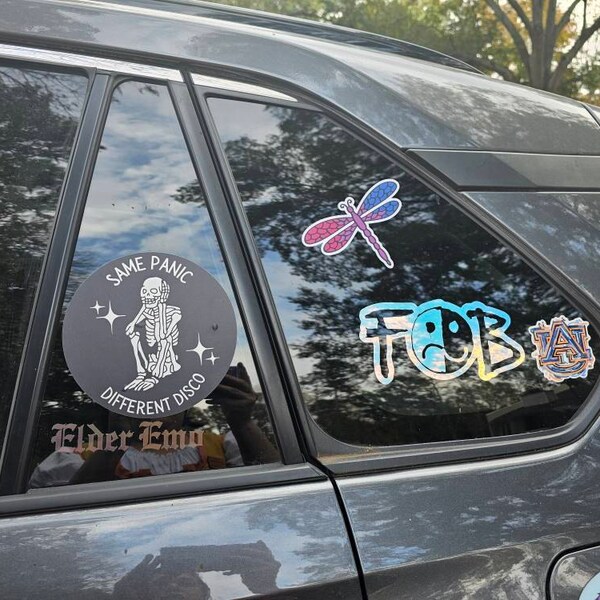 Y2K Aesthetic Flip Phone Sticker for Car, Mug, Window, Laptop, Glass ...