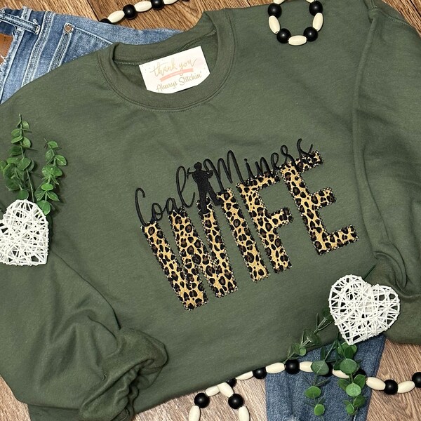 Coal Miners Wife Applique Design- Instant Download Machine Embroidery ...