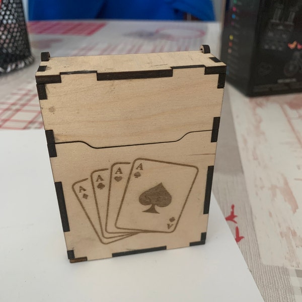 Playing Card Box - Laser Cut Files (digital Download) - Etsy