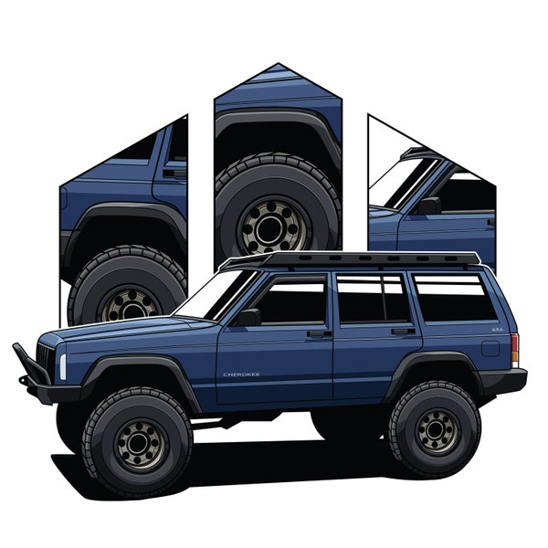 Truck Illustration, Custom Truck Poster, Truck Portrait, Truck Art ...