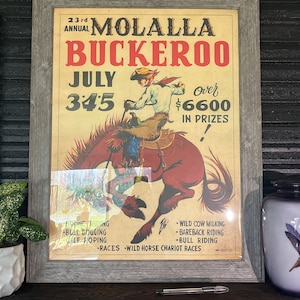 COWBOY Rodeo Poster Texas Cowboy Reunion 1930 Vintage Poster - Etsy