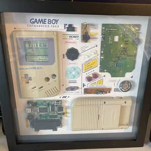 Framed Nintendo Game Boy Pocket Disassembled Game Console Wall - Etsy