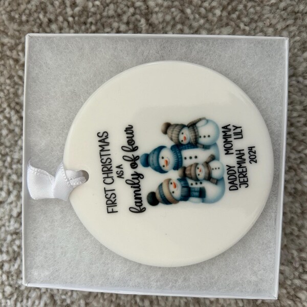 Personalized Thanksgiving Ornament Family Thanksgiving Keepsake Custom ...