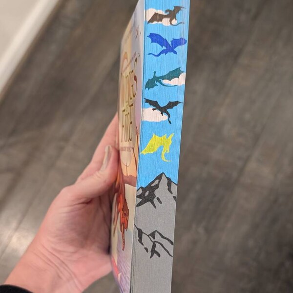 Custom Sprayed Edge Book, Stenciled Edges, Fore Edge Painting, Special ...