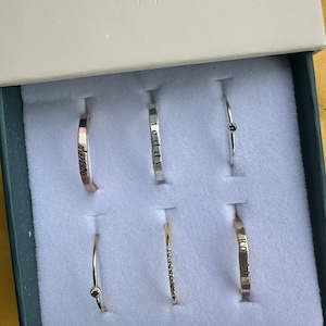 Class Ring Set Stackable Class Rings Affordable Class Rings Graduation ...