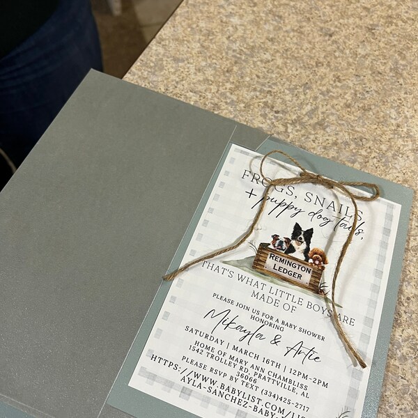 Editable Adoption Baby Shower Invite, Shower Invite, Written in the ...