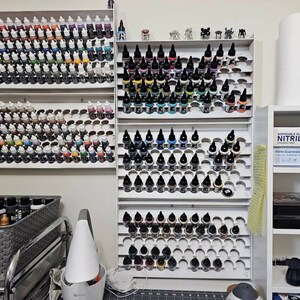 Wall Mounted Hobby Paint Storage Rack Horizontal - Etsy