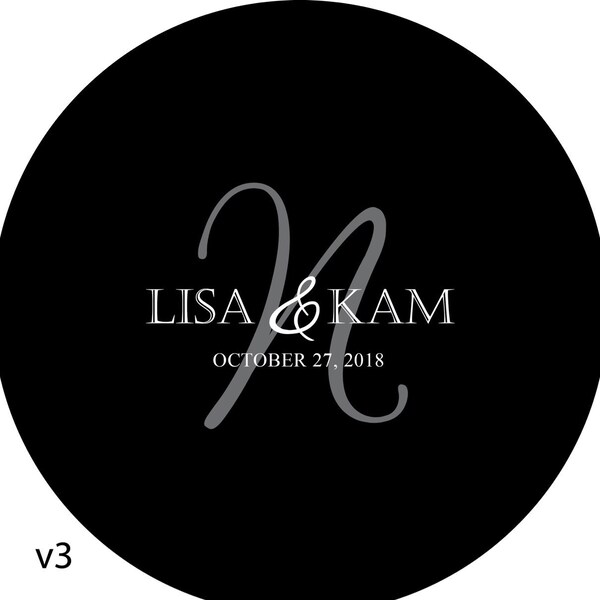Monogram for Wedding, Gobo Monogram, Wedding Gobo Monogram, Static Gobo ...