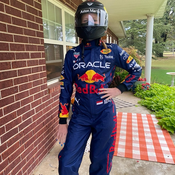 Custom 2026 Roter Kart Rennanzug - Digital bedruckter einteiliger Go ...