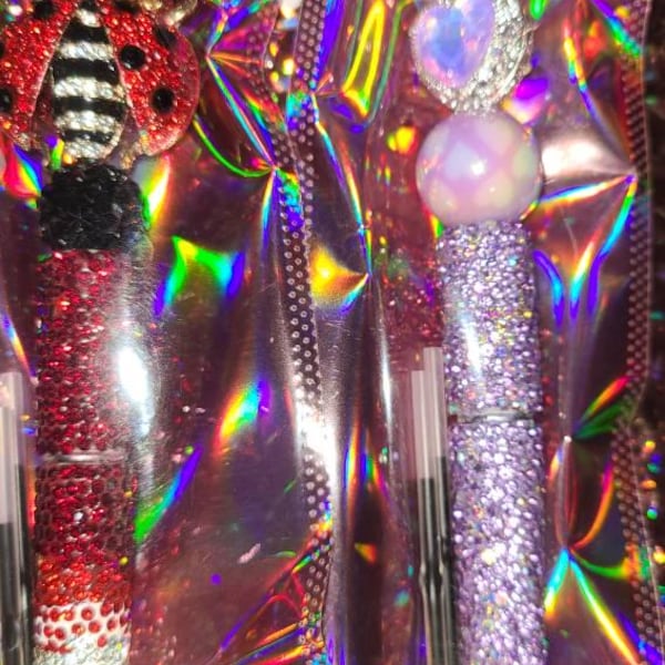 Fancy Beaded Hk Pens | Beautiful Beaded Bling Pens | Beaded Pens ...