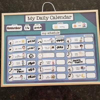 10 Extra Tiles for Daily Kids Calendar Activity & Chore Chart - Etsy