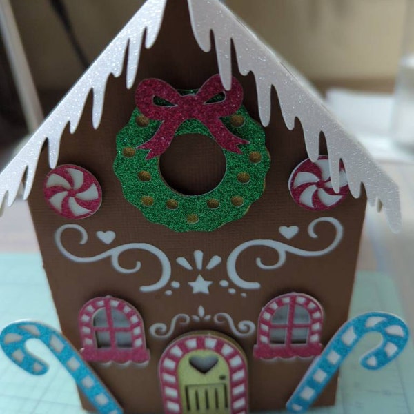 3D Gingerbread House ,merry Christmas Decor, Winter Wonderland House ...