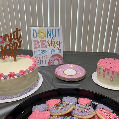 Donut Party Signs. 10x8, 5x7, Digital Bundle. Printable Donut Theme ...