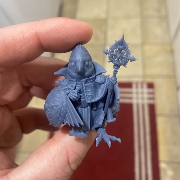 The Cardinal Cardinal - Bird - Priest - Cleric - Pepunki Creatures - 3D ...