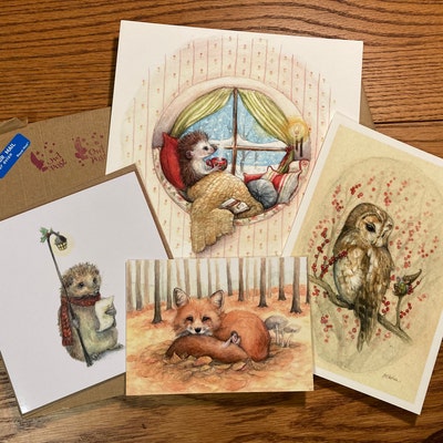 The Fall Maiden A4 Art Print - Etsy