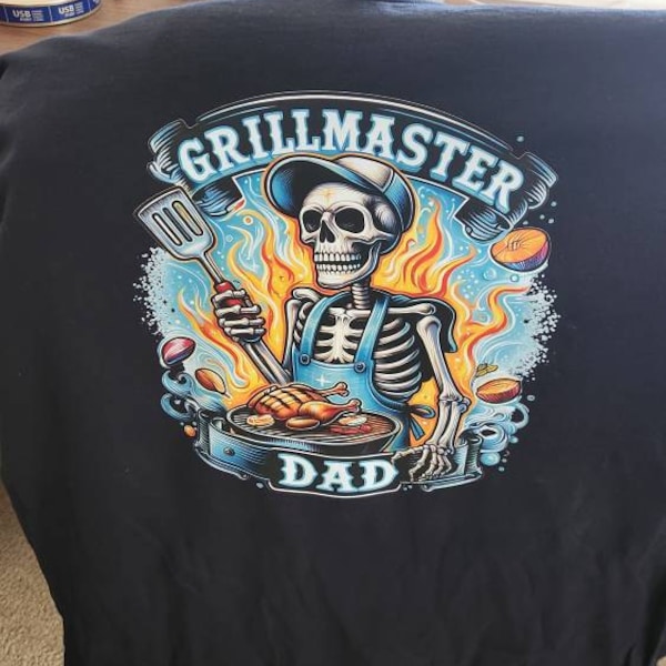 Ready to Press Grill Master Dad DTF Transfer, BBQ Dad Shirt, Father ...