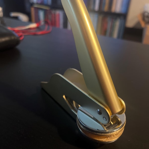 Custom Skull Skeleton Embosser, Personalized Library Stamp/book Lover ...