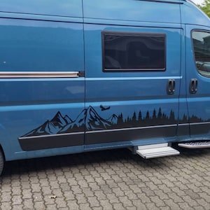 Adventure Van World Map Compass Sticker, World Map Sticker, Camper Van ...