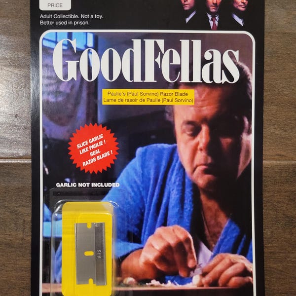 The Goodfellas - Goodfellas Bootleg Toy! Real Razor Blade, Cut Garlic ...