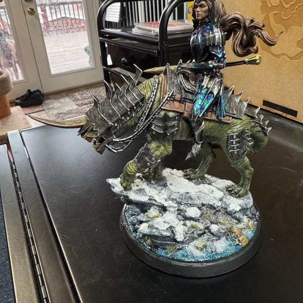 Flag Bearer, Bannerman, Fighter, Cloak, Spiked Plate, Chain Mail, Spear ...