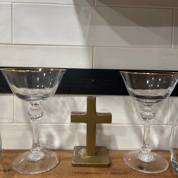 Standing Metal Cross, Minimalist Small Desk Cross, Cross on Stand ...