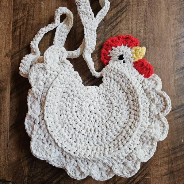 Crochet Chicken Bag Pattern Only U.S Terms - Etsy