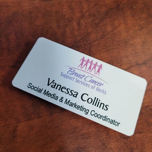 Metal Wearable Magnetic Name Tags for Business or Work - Etsy