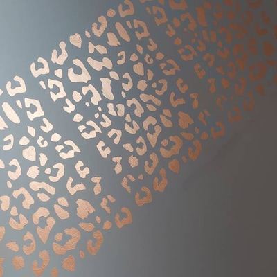 Leopard Print Wall Stencil, Animal Print Home Decor Stencil, Large ...
