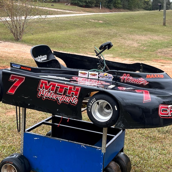 Wingless Sprint Car Version 3 Decal Sticker - Etsy