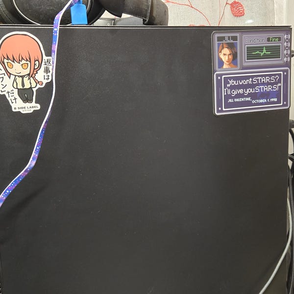 Resident Evil Sticker, Jill Valentine Sticker, Pixel Sticker, Horror ...